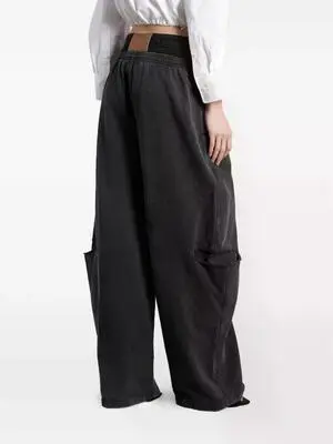 Alexander Wang Layered Waistband Cargo Pants