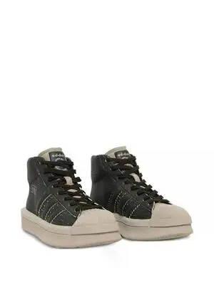 Rick Owens X Adidas High Top Sneakers