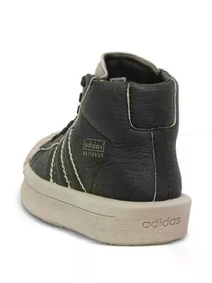 Rick Owens X Adidas High Top Sneakers