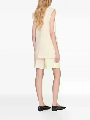 ANINE BING Brice Pleated Shorts