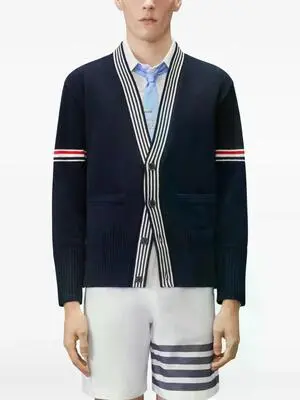 Thom Browne Lobster Intarsia Knit Cardigan