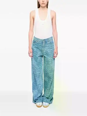 Zadig&Voltaire Eli Zv Monogram Pattern Jeans - Blue