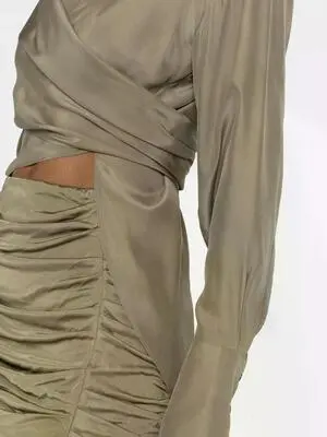 Gauge81 Sabinas Silk Wrap Shirt