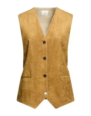 ALYSI Viscose Tailored Vest - Gold