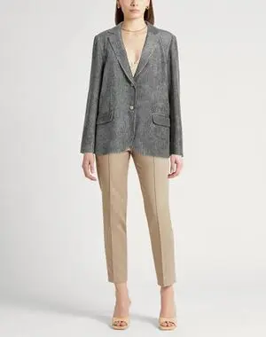 ALYSI Single-breasted Striped Blazer