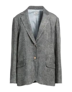 ALYSI Single-breasted Striped Blazer