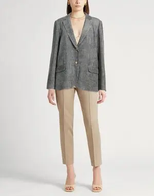 ALYSI Single-breasted Striped Blazer