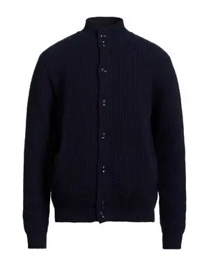 WOOL & CO Solid Color Wool And Polyamide Cardigan