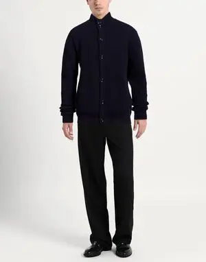 WOOL & CO Solid Color Wool And Polyamide Cardigan