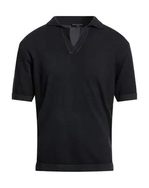 DANIELE FIESOLI V-neck Short Sleeve Knit Sweater