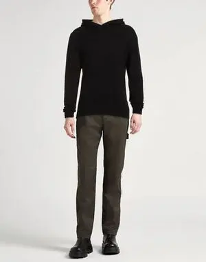 DANIELE FIESOLI Merino Wool, Polyamide, And Cashmere Hooded Sweater - Black