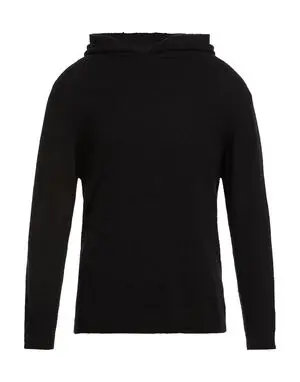 DANIELE FIESOLI Merino Wool, Polyamide, And Cashmere Hooded Sweater - Black