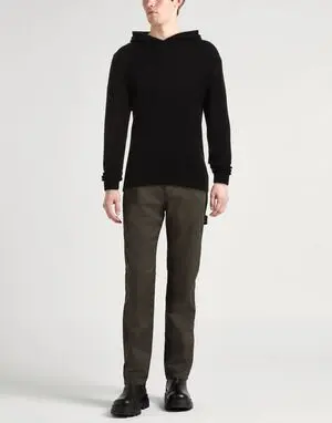 DANIELE FIESOLI Merino Wool, Polyamide, And Cashmere Hooded Sweater - Black