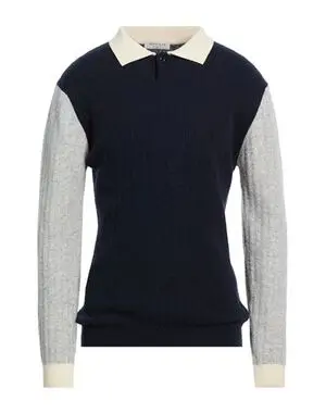 WOOL & CO Midnight Merino Wool And Cashmere Pointelle Knit Sweater