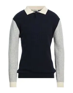 WOOL & CO Midnight Merino Wool And Cashmere Pointelle Knit Sweater