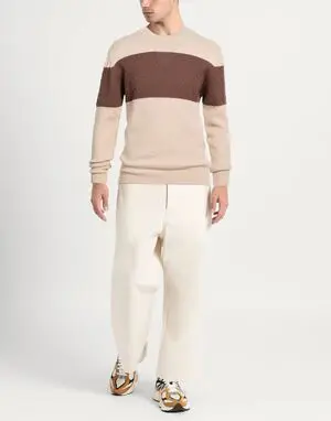 WOOL & CO Crewneck Sweater In Merino Wool