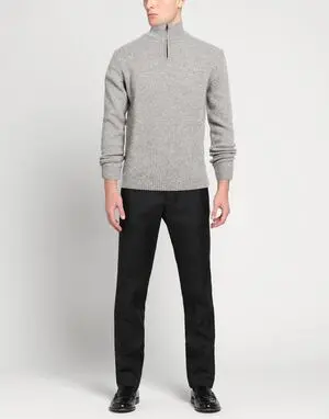 WOOL & CO Mélange Half-zip Wool And Polyamide Sweater