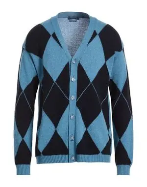 DANIELE FIESOLI Baby Alpaca Wool And Merino Wool Cardigan - Azure