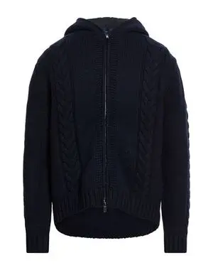 DANIELE FIESOLI Midnight Wool And Polyamide Cable-knit Jacket