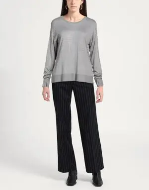 OLTRE Crewneck Long Sleeve Sweater With Crystal Appliqués