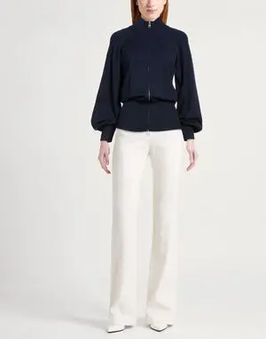 SILVIAN HEACH Knit Zipper Cardigan - Navy
