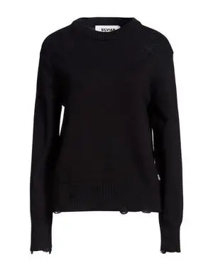SILVIAN HEACH Distressed Crewneck Sweater
