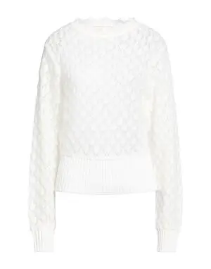 Blumarine Polyamide, Mohair Wool, Wool Sweater - Ivory