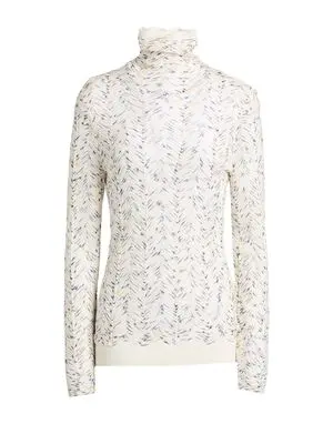 Missoni Wool And Viscose Pointelle Knit Turtleneck