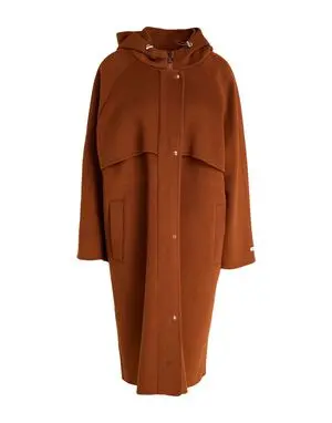 PALTO' Tan Wool And Nylon Parka