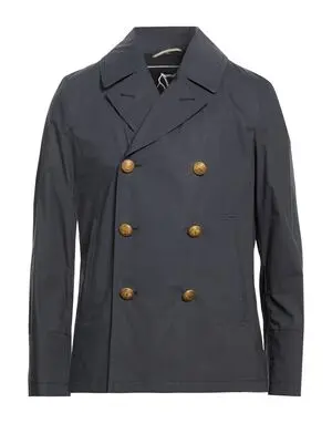 SEALUP Cotton Poplin Double-breasted Jacket - Navy
