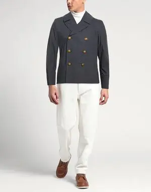 SEALUP Cotton Poplin Double-breasted Jacket - Navy