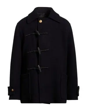 SEALUP Midnight Wool And Polyamide Duffle Coat