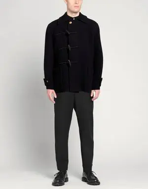 SEALUP Midnight Wool And Polyamide Duffle Coat