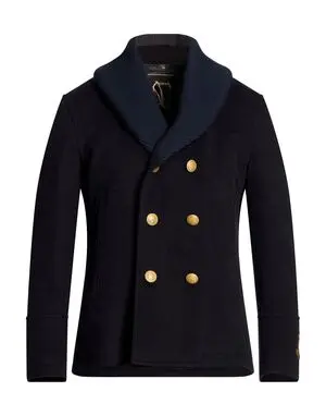 SEALUP Midnight Wool And Cashmere Pea Coat