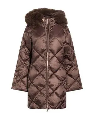 OLTRE Light Polyamide Puffer Coat - Brown