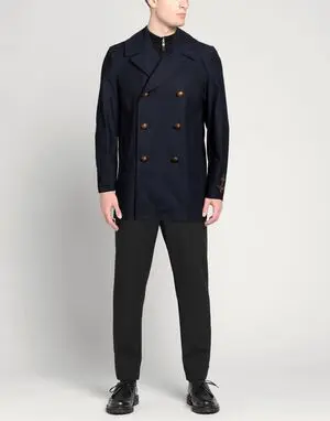 SEALUP Linen And Cotton Blend Trench Coat