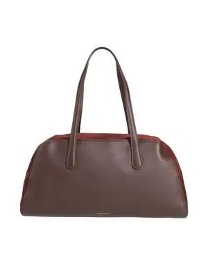 MANSUR GAVRIEL Large Helios Handbag In Chocolate Leather