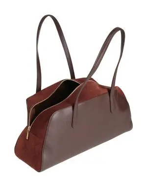 MANSUR GAVRIEL Large Helios Handbag In Chocolate Leather