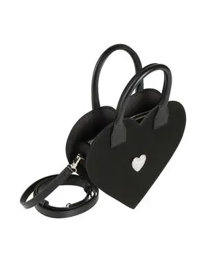 Mach & Mach Embellished Top Handle Handbag - Black