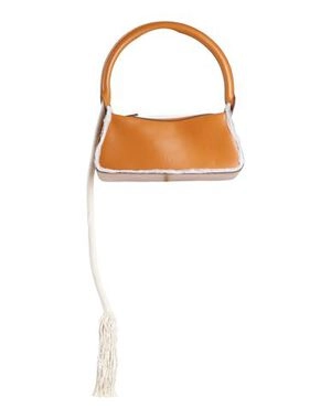 DENTRO Leather Handbag - Brown