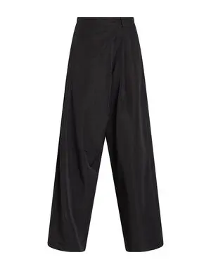 ALYSI Virgin Wool And Polyamide Wide-leg Pants