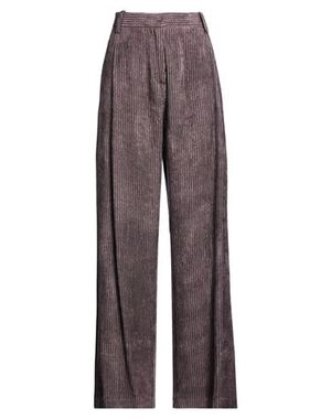 ALYSI Viscose Wide-leg Pants - Plum