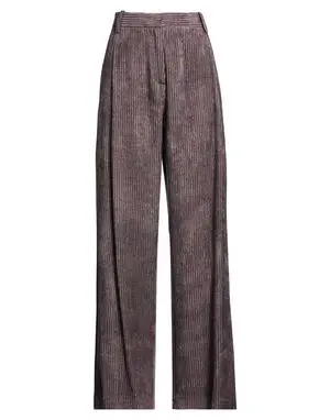 ALYSI Viscose Wide-leg Pants - Plum