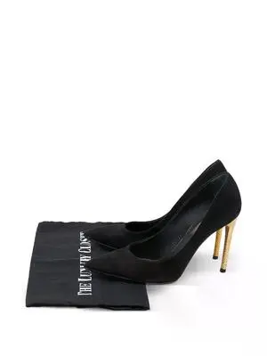 LOUIS VUITTON Suede Pointed-toe Pumps