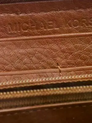 Michael Kors Woven Zip-around Wallet