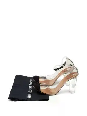 Chloé Suede Panel Block-heel Sandals