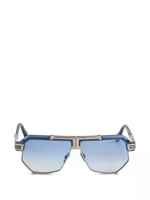 Cazal Geometric Frame Sunglasses - Blue