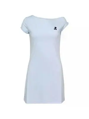REST & RECREATION One-shoulder Mini Dress With Logo Print