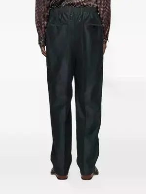 MAISON MARGIELA Cotton Drawstring Straight-leg Trousers