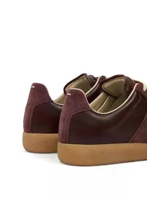 MAISON MARGIELA Replica Leather Sneakers - Red
